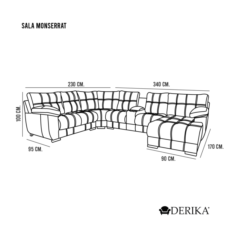 Sala Modular Monserrat Derika Muebles